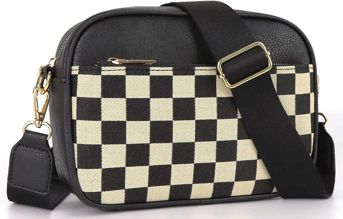 Checkered Crossbody Bags for Women Checkered Cross Body Bum Bag ...