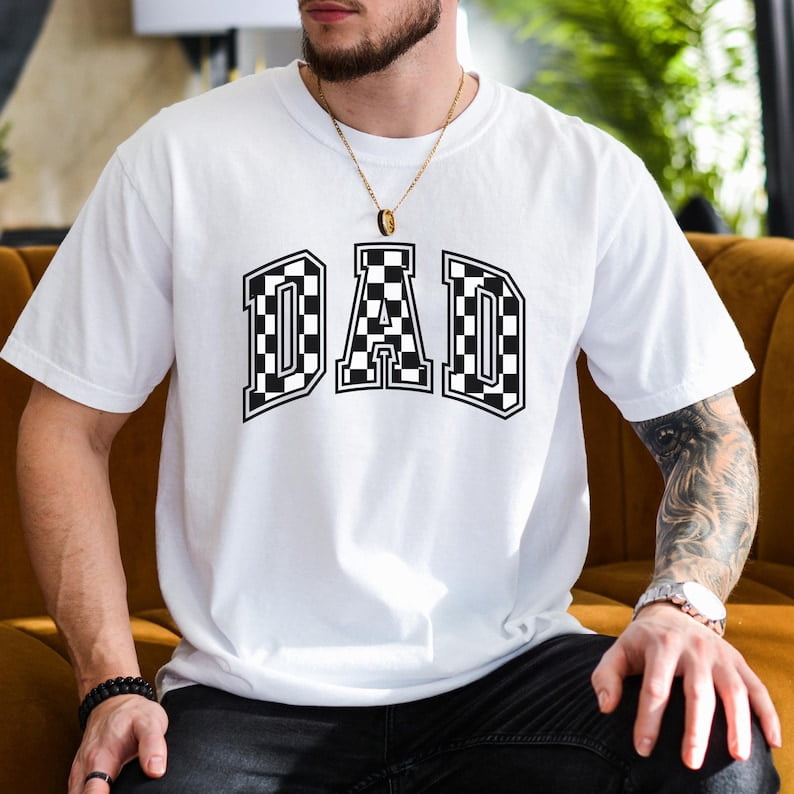 Checkered Dad Shirt, Dad Shirt, Fathers Day Gifts For Dad, Fathers Day ...