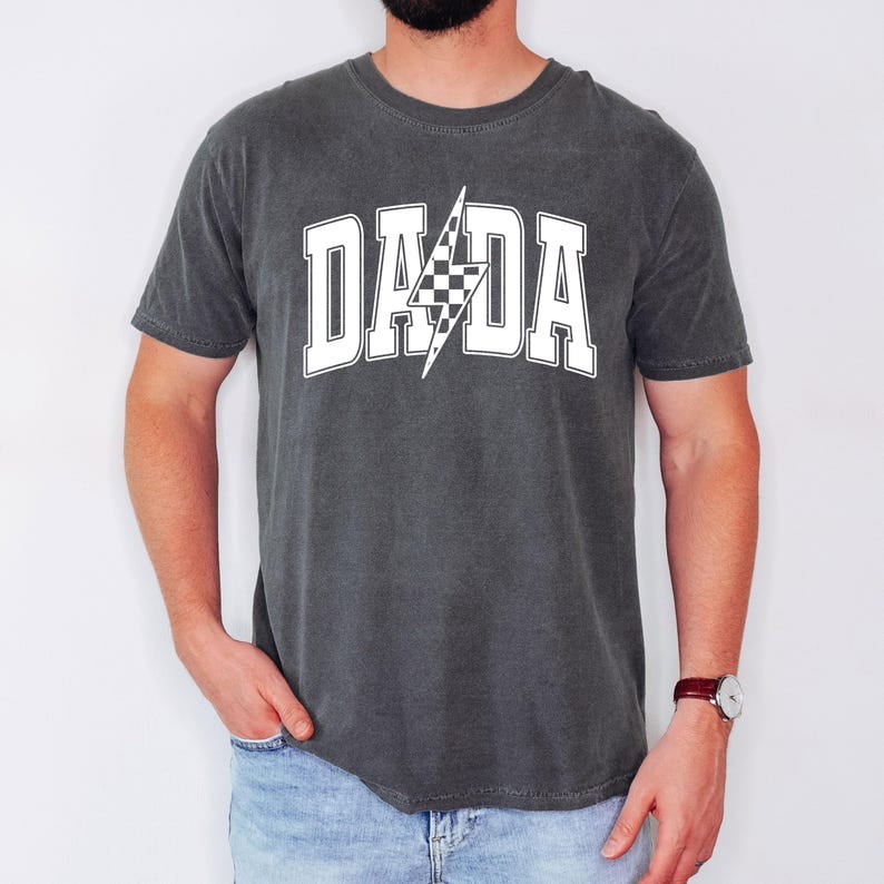 Checkered Dada Tee, Father's Day Gift, Retro Dada - Walmart.com