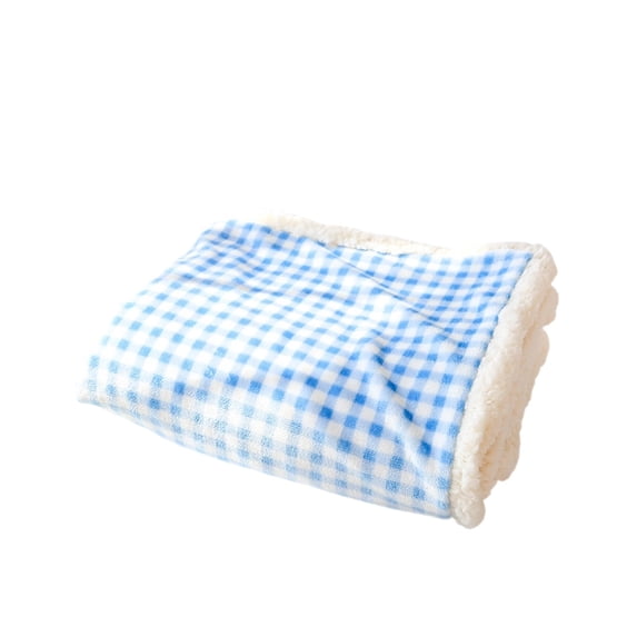 Checkered Dog Blanket,Blanket for Small Dog and Cats, Cute Fluffy Pets ...