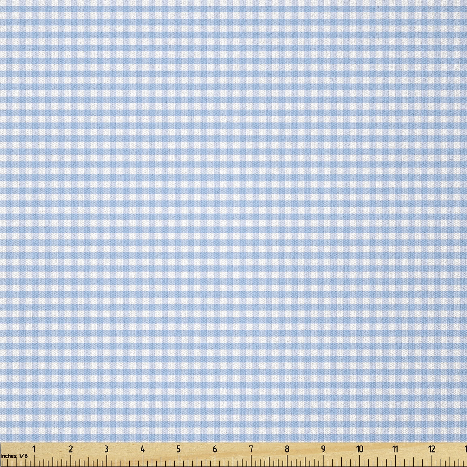 Checkered Fabric by The Yard, Little Squares and Stripes Pastel Color ...