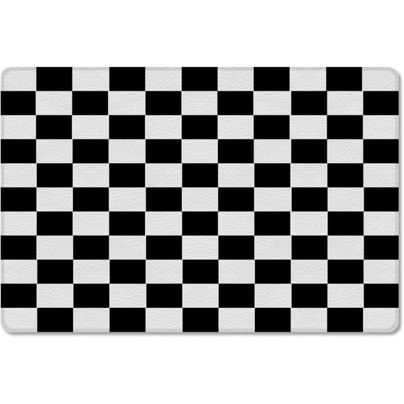 Checkered Kitchen Runner