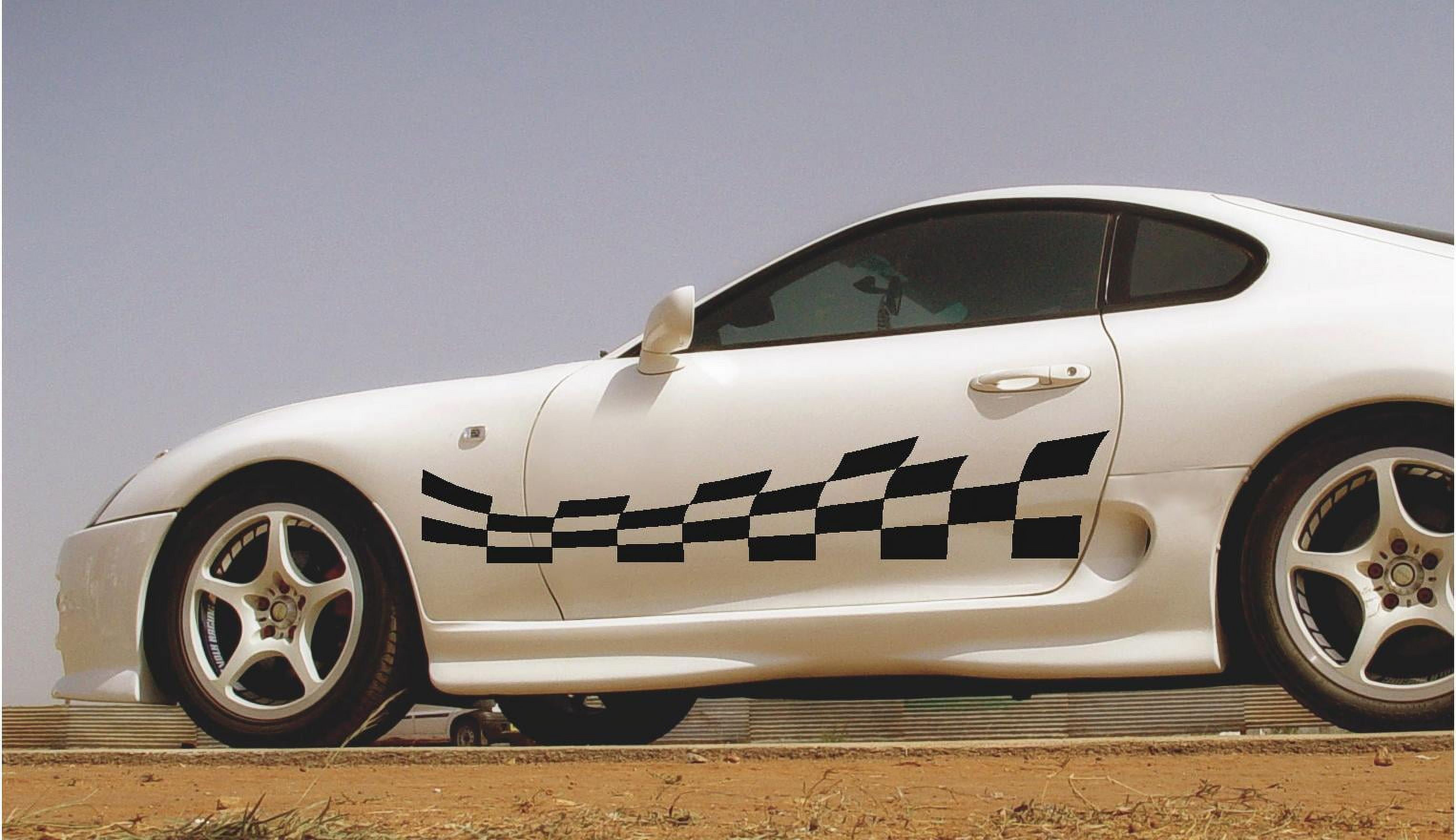 Checkered Flag Decals Aftermarket Graphics Car Truck Stickers AGG19 ...