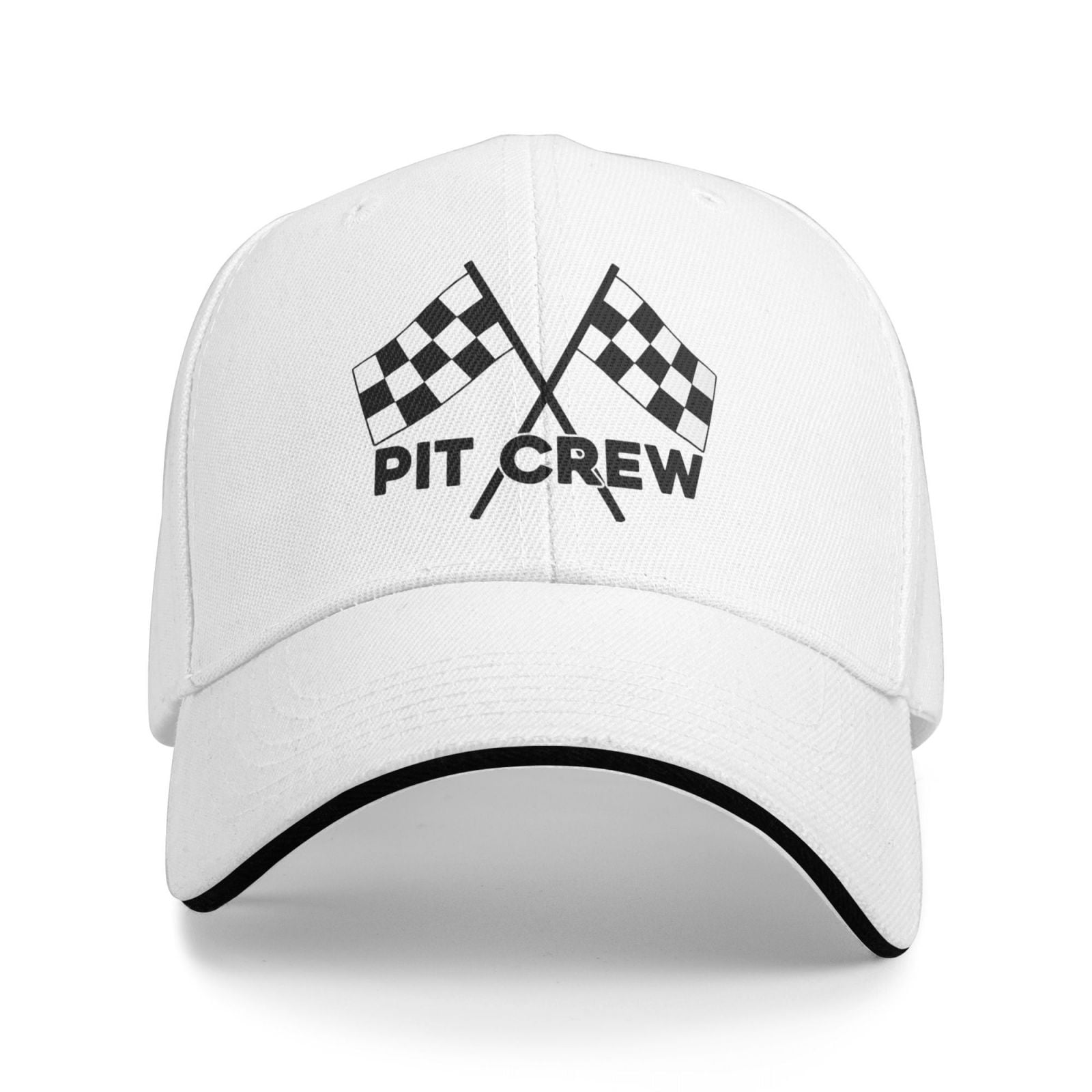 Checkered Flags Race Car Flag Unisex Sandwich Cap Classic Baseball ...