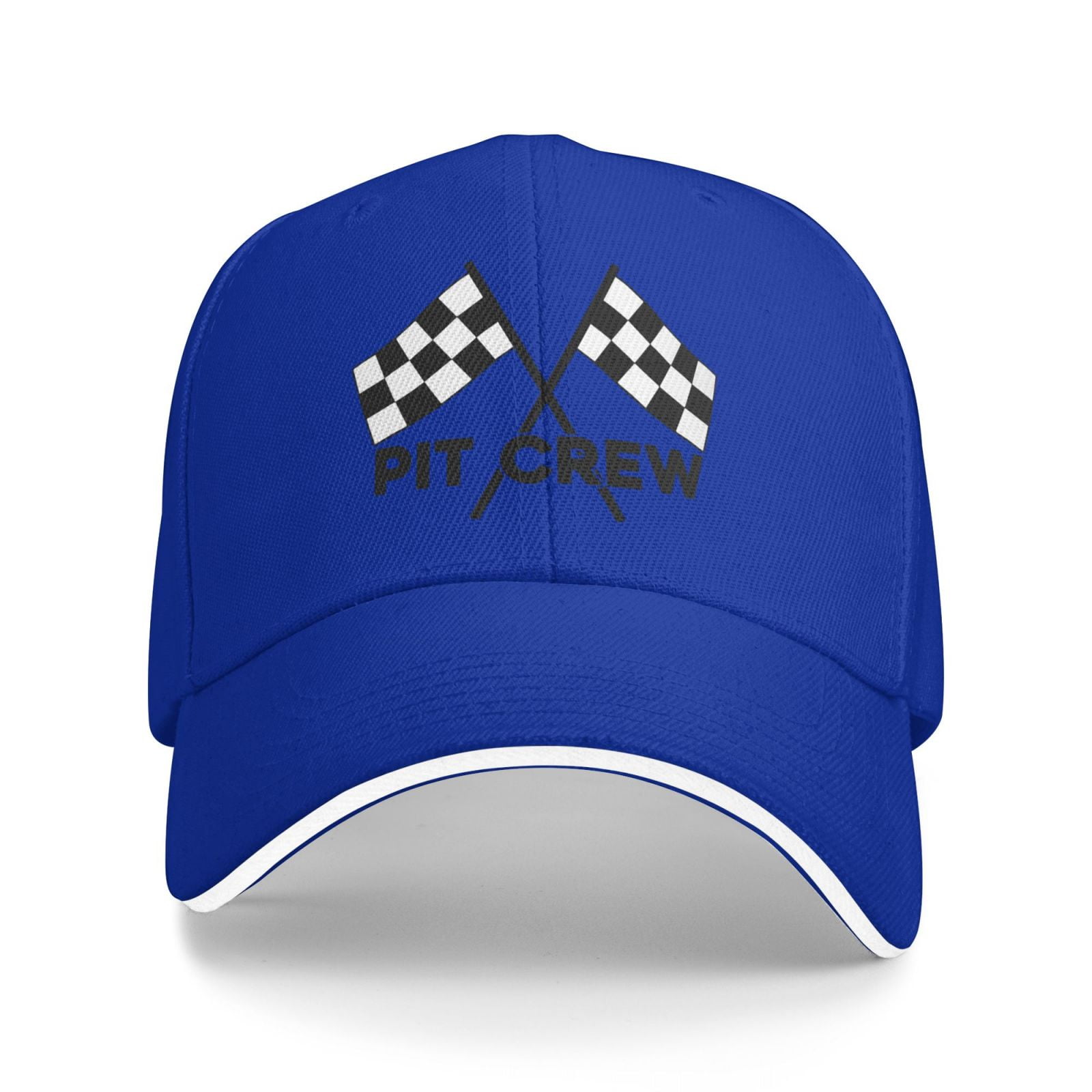 Checkered Flags Race Car Flag Unisex Sandwich Cap Classic Baseball ...