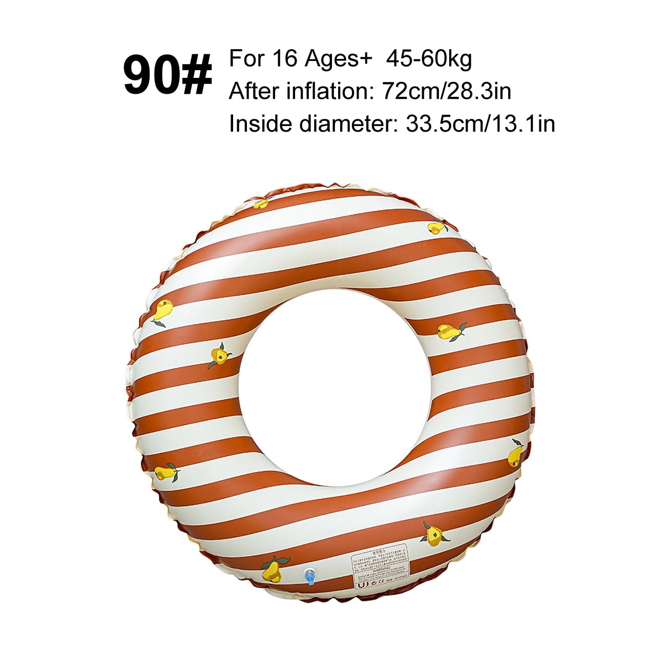 Checkered Flower Inflatable Swimming Pool Floats，Floating Object Summer ...