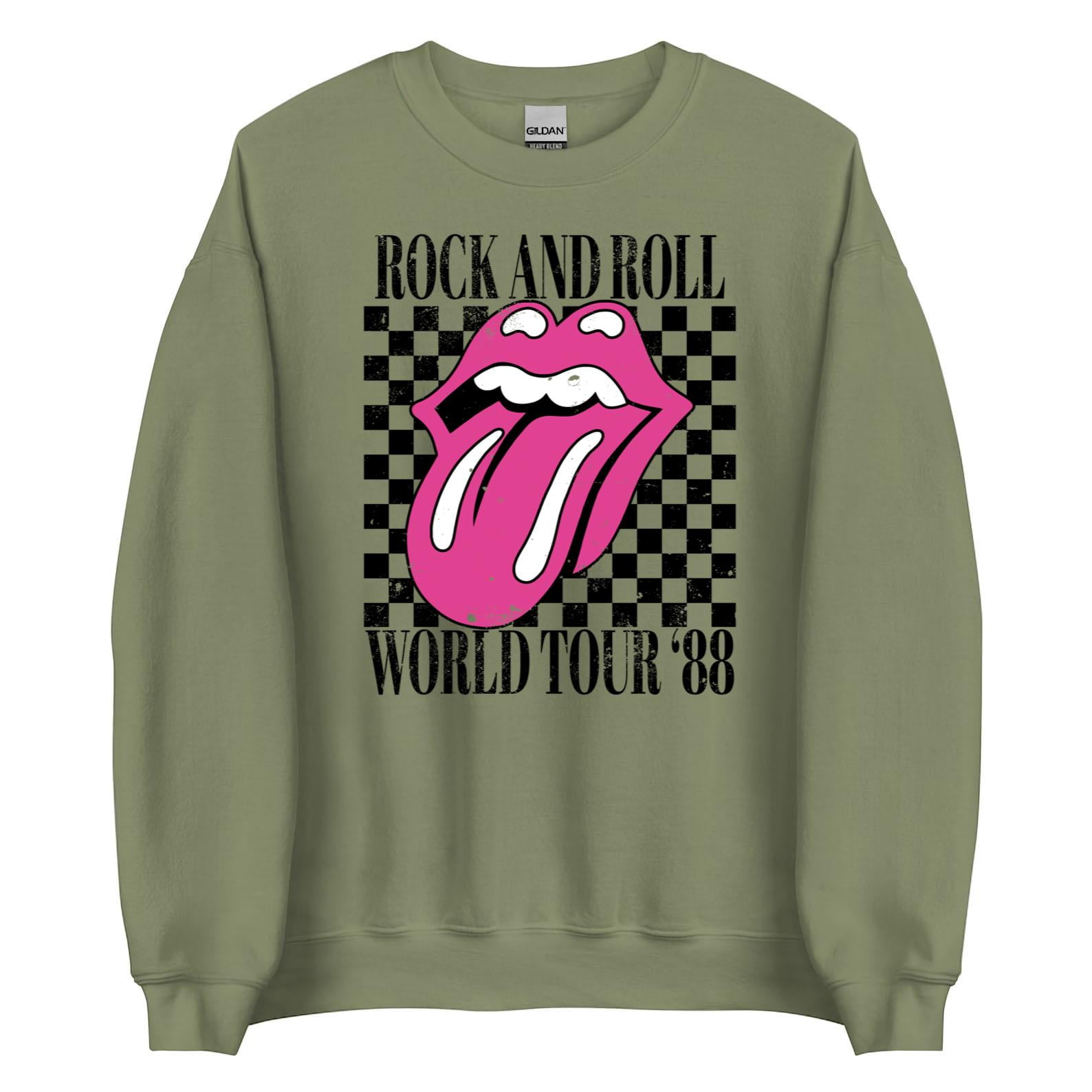 Checkered Graphic Tee, Music Band Inspired Apparel, Vintage Rock Shirt ...