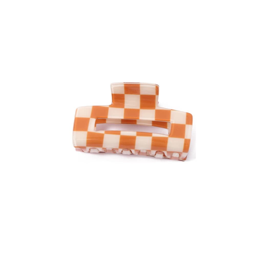 Checkered Hair Claws for Thick Hair Thin Hair,Medium Hair Clips Non ...