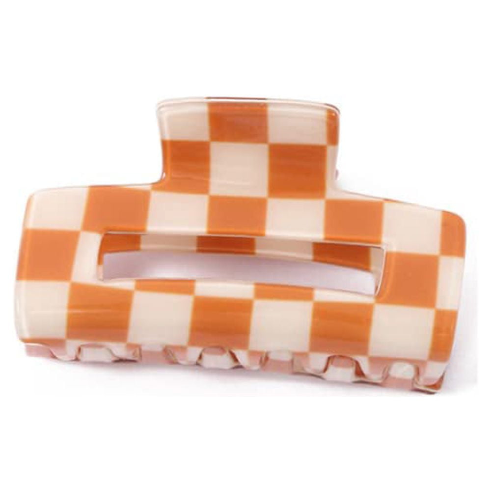 Checkered Hair Claws for Thick Hair Thin Hair,Medium Hair Clips Non ...