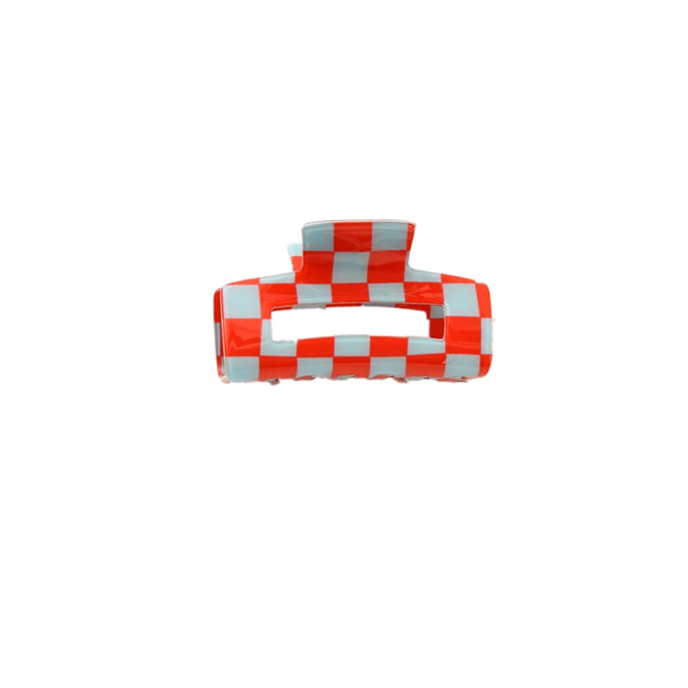 Checkered Hair Claws for Thick Hair Thin Hair,Medium Hair Clips Non ...