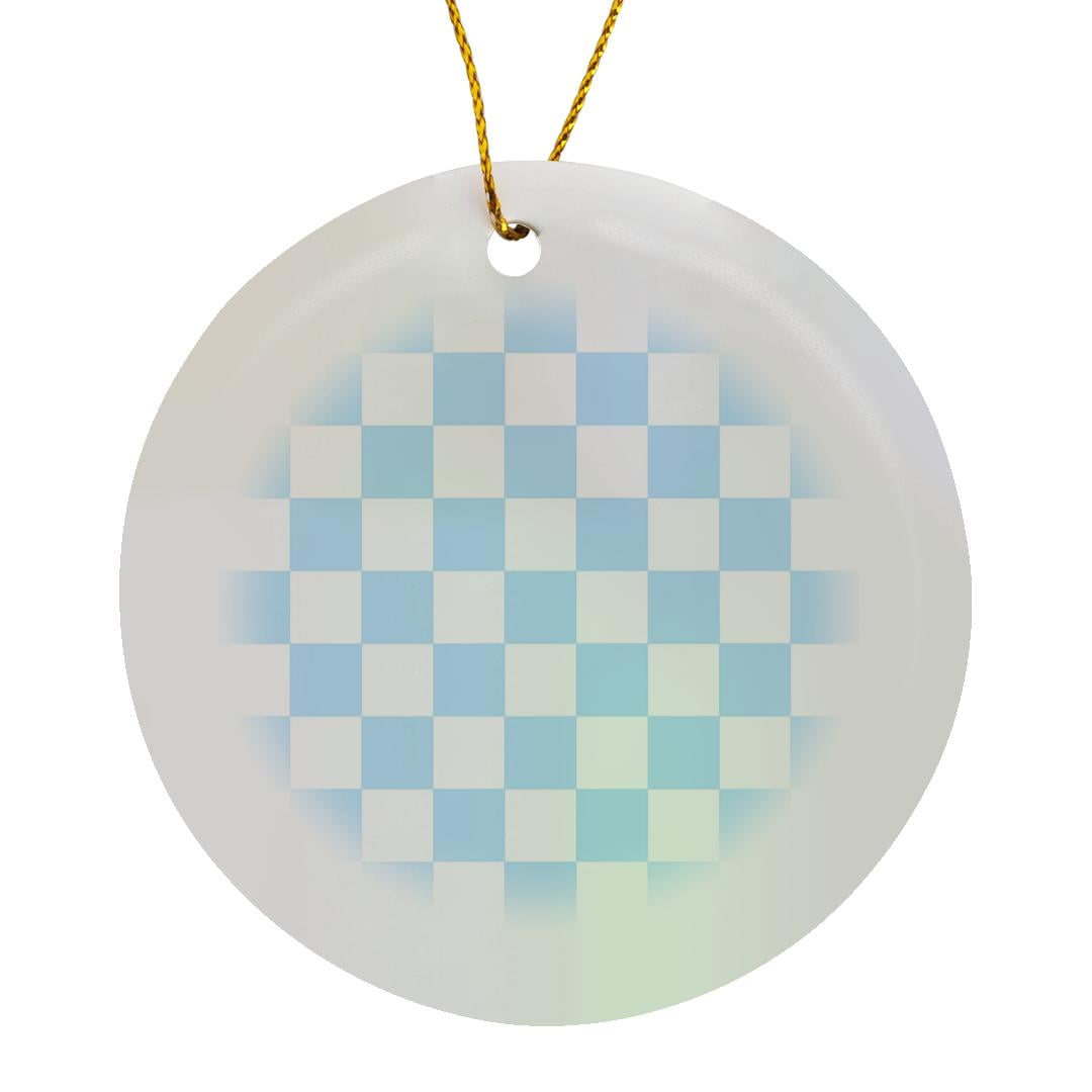 Checkered Light Blue And White Squares Pattern - Baby Pastel Check ...
