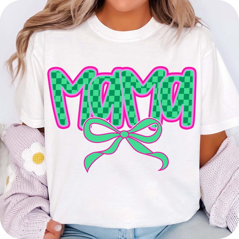 Checkered Mama St. Patrick's Day T-shirt, Preppy St. Patrick's Day ...