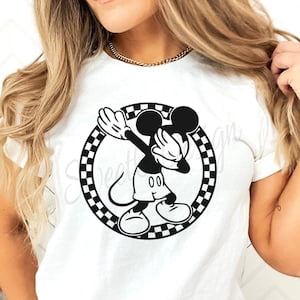 Checkered Mickey dab! Mouse dab. Checkered Mouse. Instant download. SVG ...