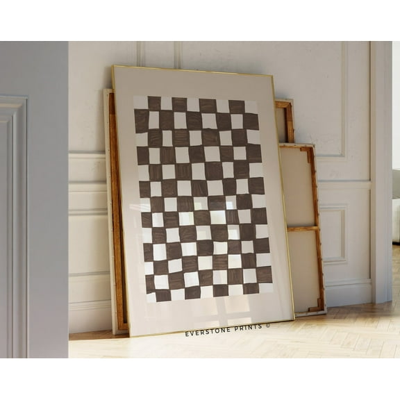 Abstract Geometric Wall Art - Modern Decor Enthusiast - 13x19 Poster ...