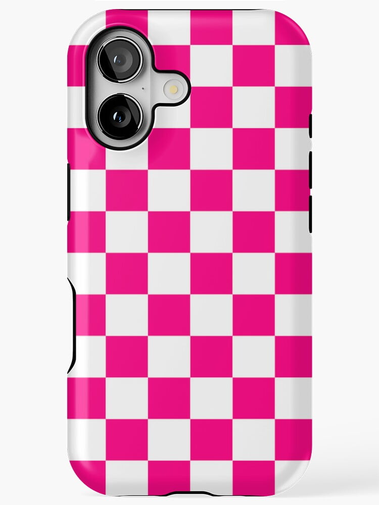 Checkered Pattern Bright Preppy Hot iPhone Case 11 12 13 14 15 16 17 ...