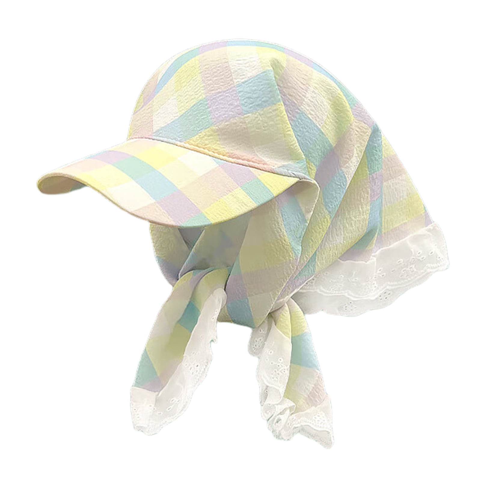 Checkered Pattern Head Wrap Hat Comfortable and Multiuse Headover ...