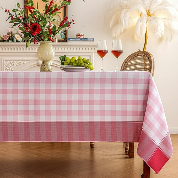 Checkered Tablecloth-Country Gingham Table Cloth-Rustic Farmhouse ...