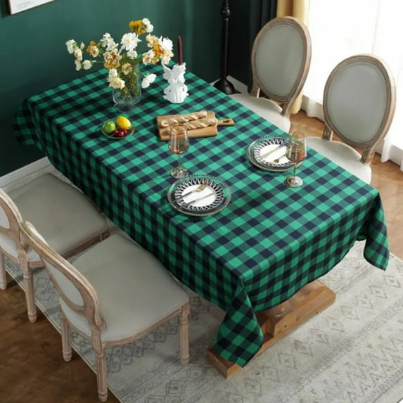 Checkered Tablecloth Kitchen, Wedding, Holiday Table Decoration ...