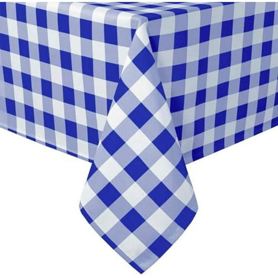 Checkered Tablecloth Square, 30 x 30 Inch - Waterproof and Wrinkle ...