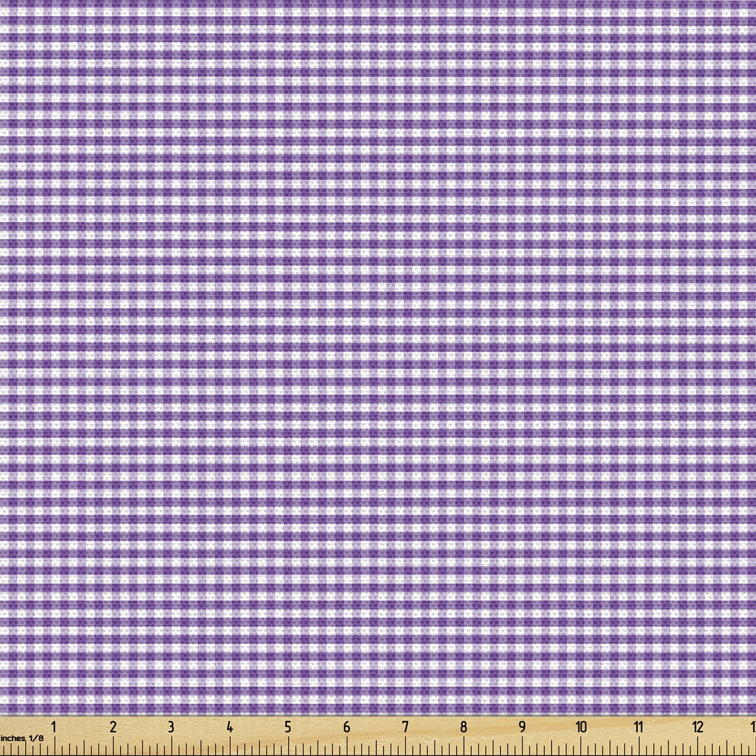 Ambesonne Checkered Fabric by the Yard Upholstery, Gingham Vintage ...