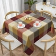 Checkered Valentines Tablecloth Round 70 Inch,Black Plaid Table Cloth ...