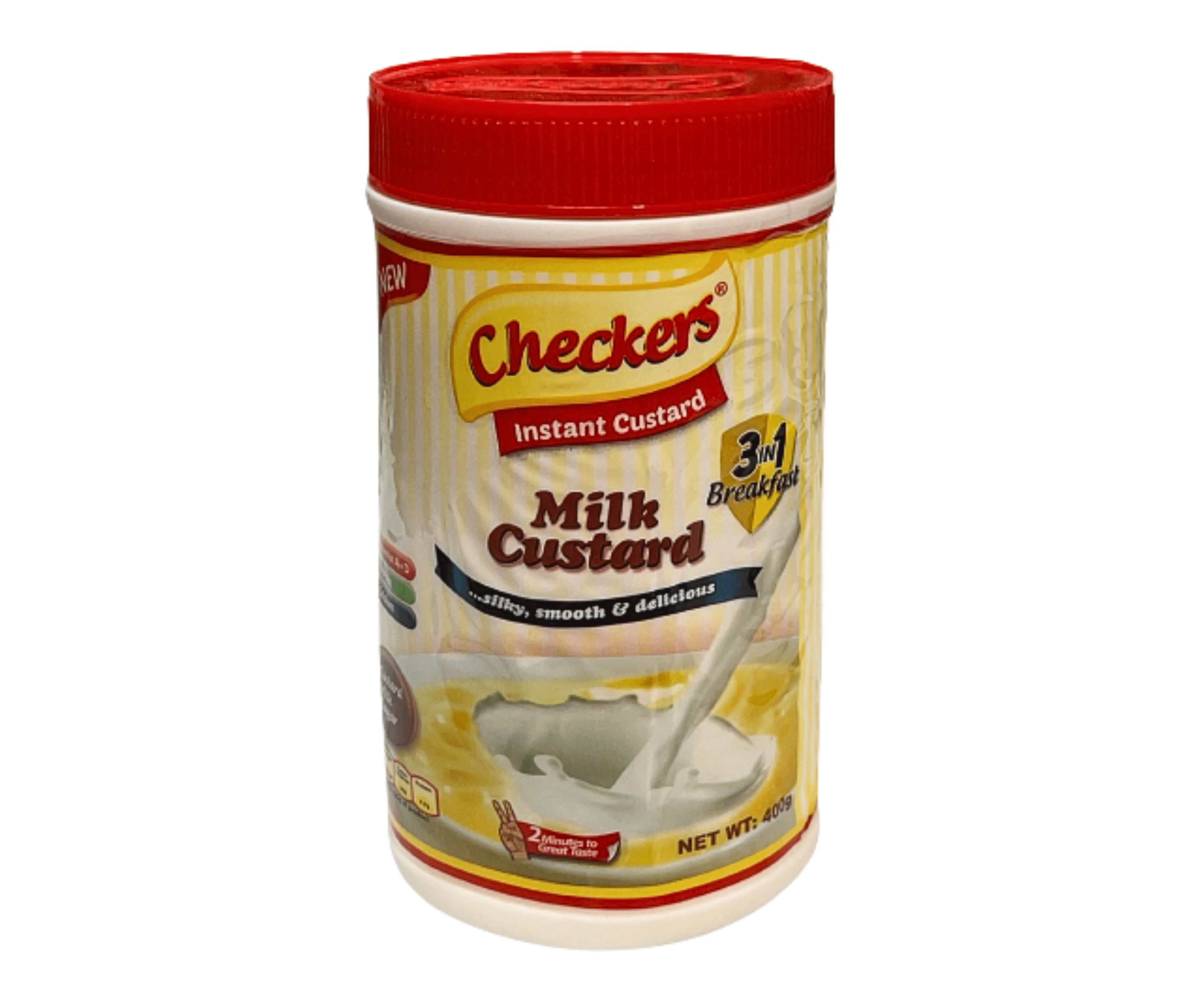 Checkers 3 in 1 Milk Custard, 400g, Ready to Eat, Milky and Creamy ...