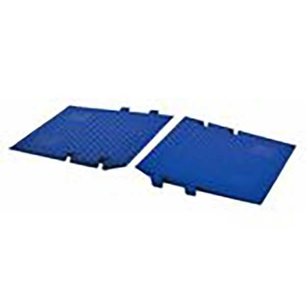 Checkers ADA Ramps,Drop Over,3 Channels,PR CPRP-3-BLU - Walmart.com