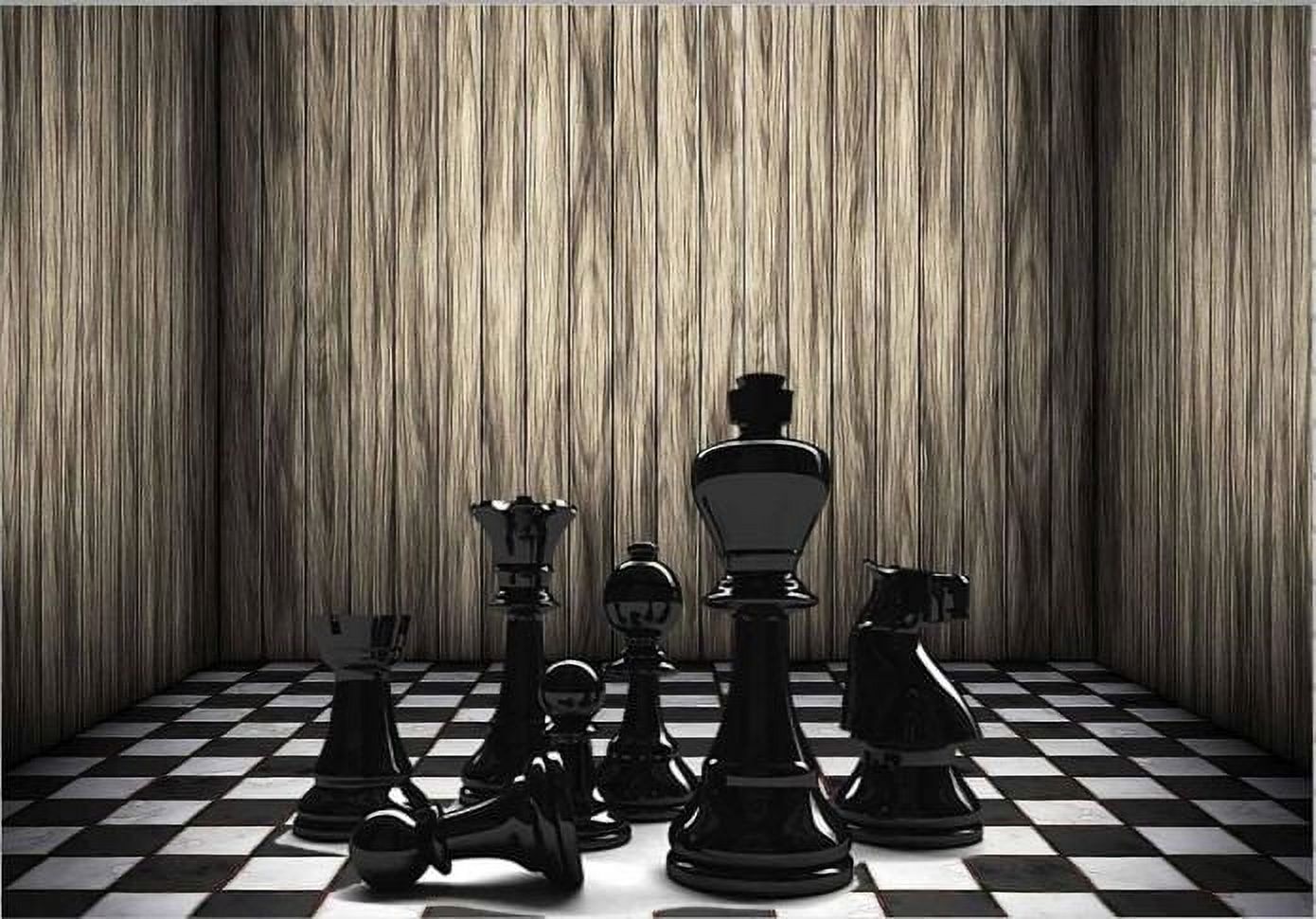 Checkers Chess Backdrop Black White Racing Pattern Birthday Theme ...