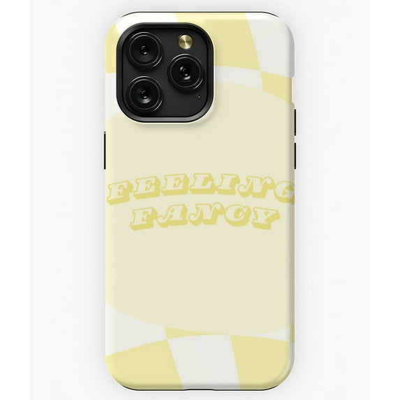 Checkers Feeling Fancy Yellow Retro G3827 Phone Case for iPhone17 16 15 ...