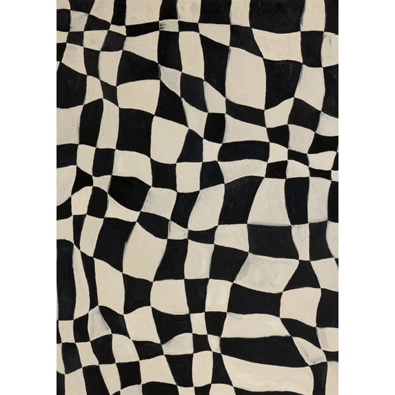 Checkers In Wonderland Print Wall Art Bedroom Wall Art Home Decor ...