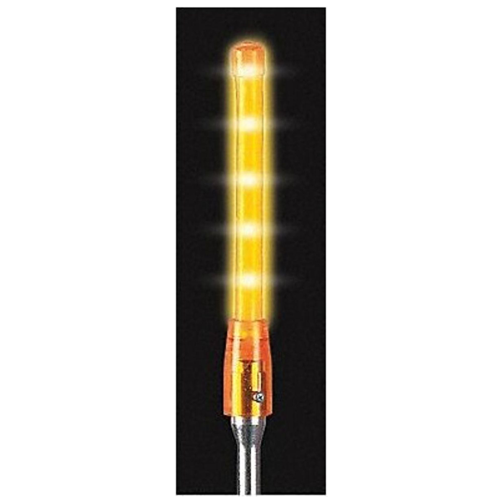 Checkers Warning Whip Glo-Worm LED Light,Amber FSLED12-6-A - Walmart.com