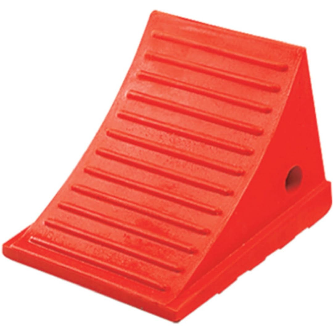 Checkers One Large Wheel Chock for 27-35" Tires, Heavy Duty Wheel ...