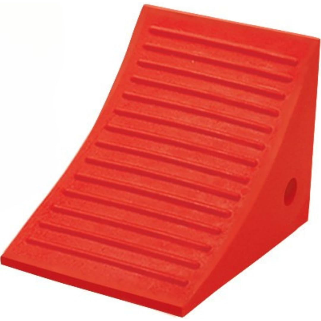 Checkers One Large Wheel Chock for 27-35" Tires, Heavy Duty Wheel ...