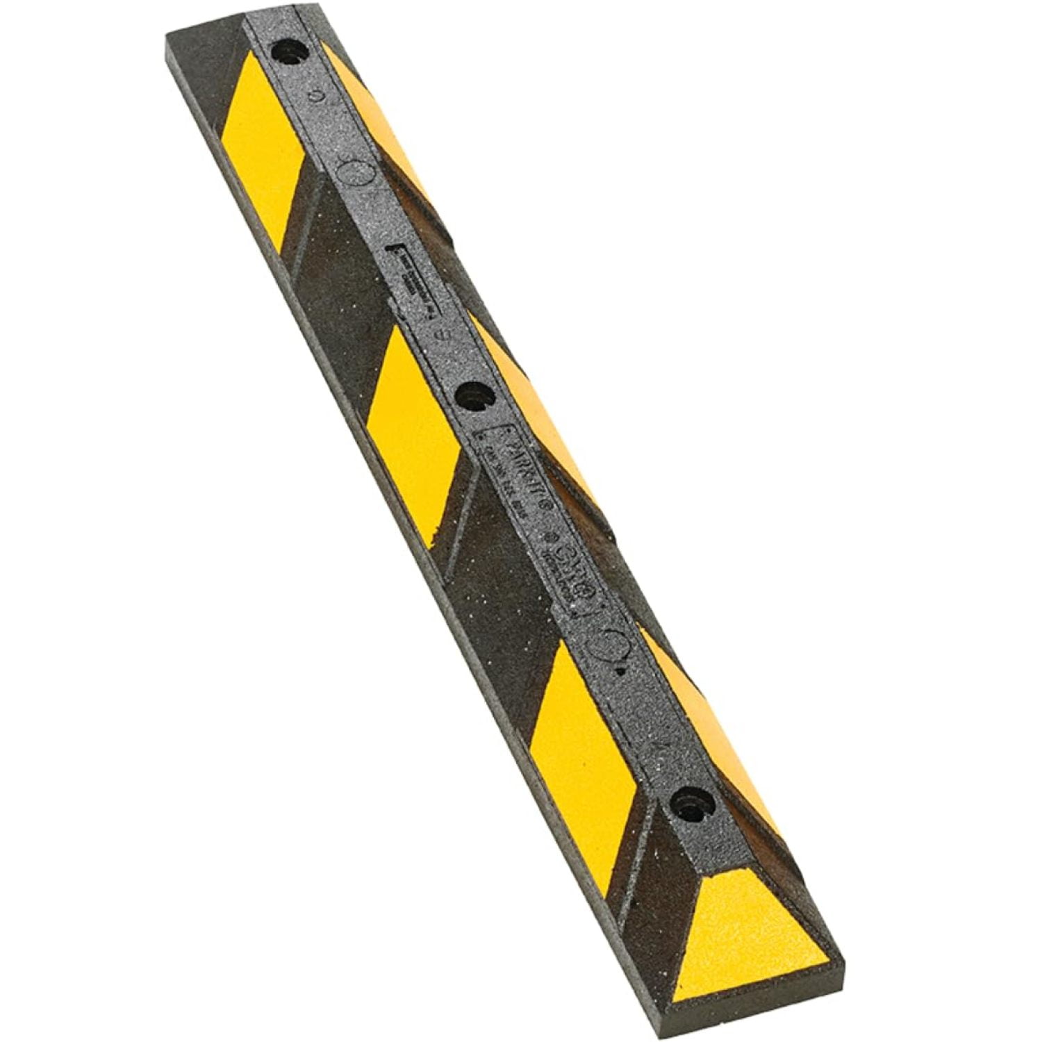 Checkers Park-It® 4 Foot Long 100% Recycled Rubber Parking Stop, 4' x 6 ...