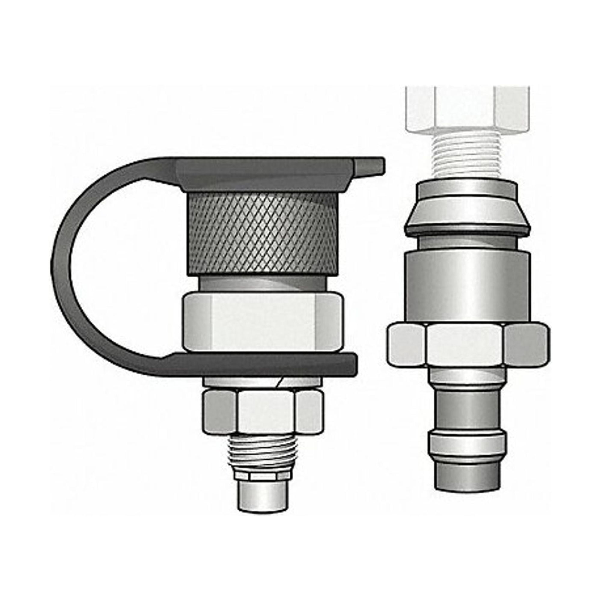Checkers Quick Disconnect Base Mount Kit FSQDKIT-DUD - Walmart Business ...