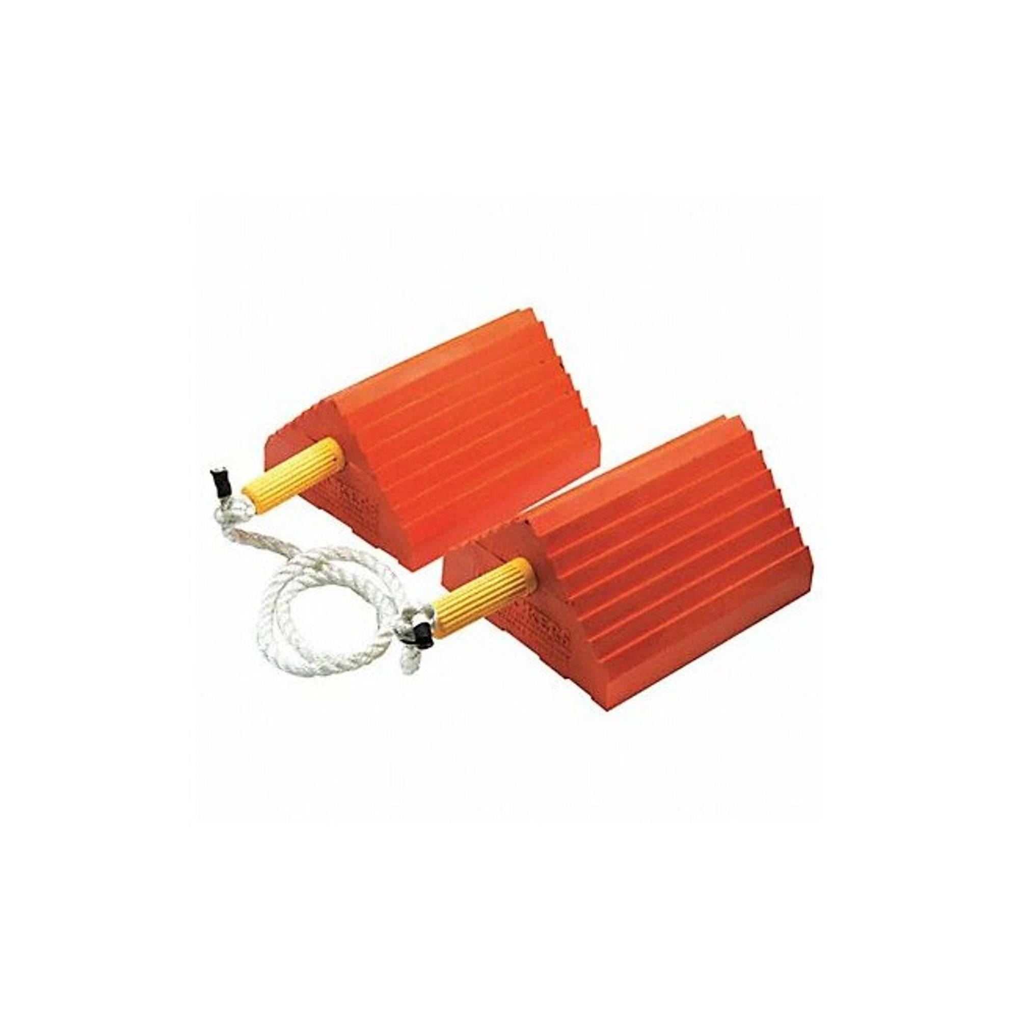 Checkers Wheel Chock,18" D,5" H,16" W,Orange,PR UC1400-4.5-P - Walmart.com