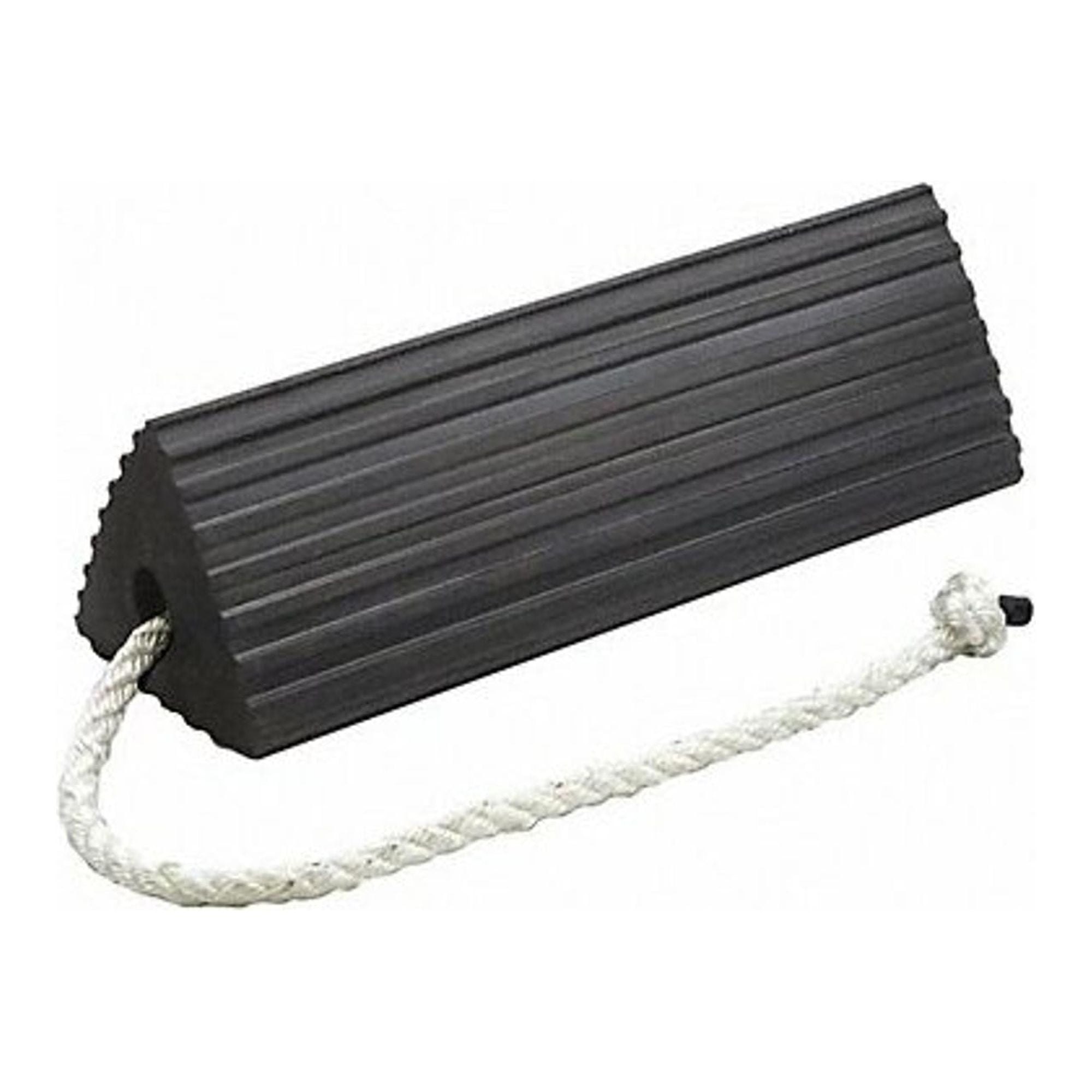 Checkers Wheel Chock,6" D,6" H,21" W,Black RC5521-S - Walmart.com