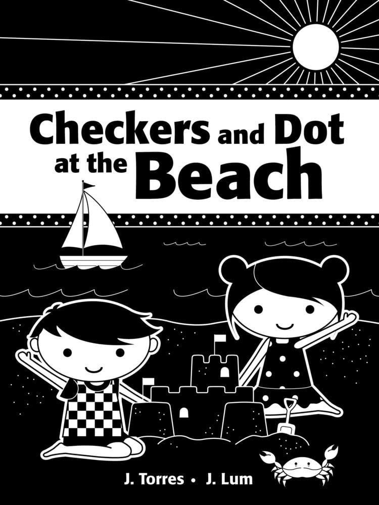 Pre-Owned Checkers and Dot at the Beach Board Book J. Torres - Walmart.com