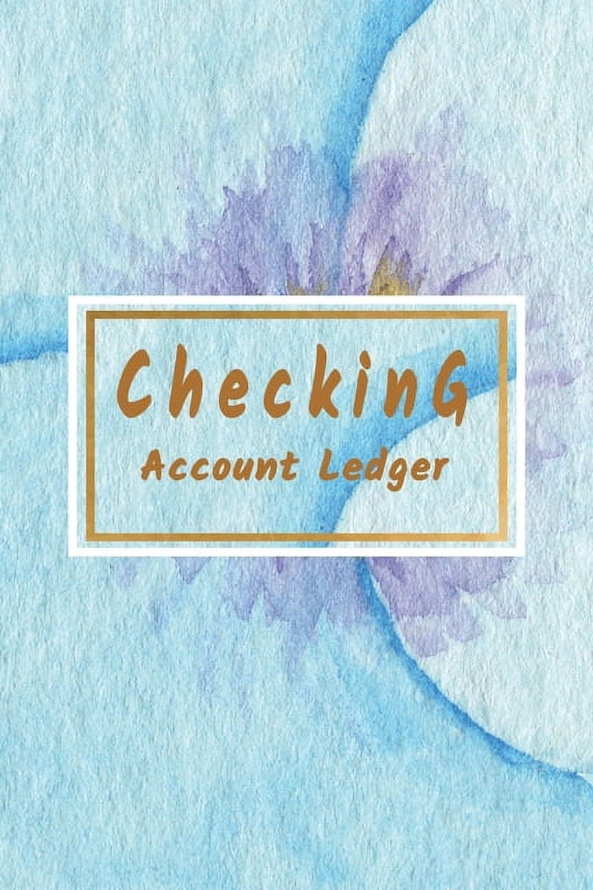 Checking Account Ledger : Checking Account Balance Record & Bank ...