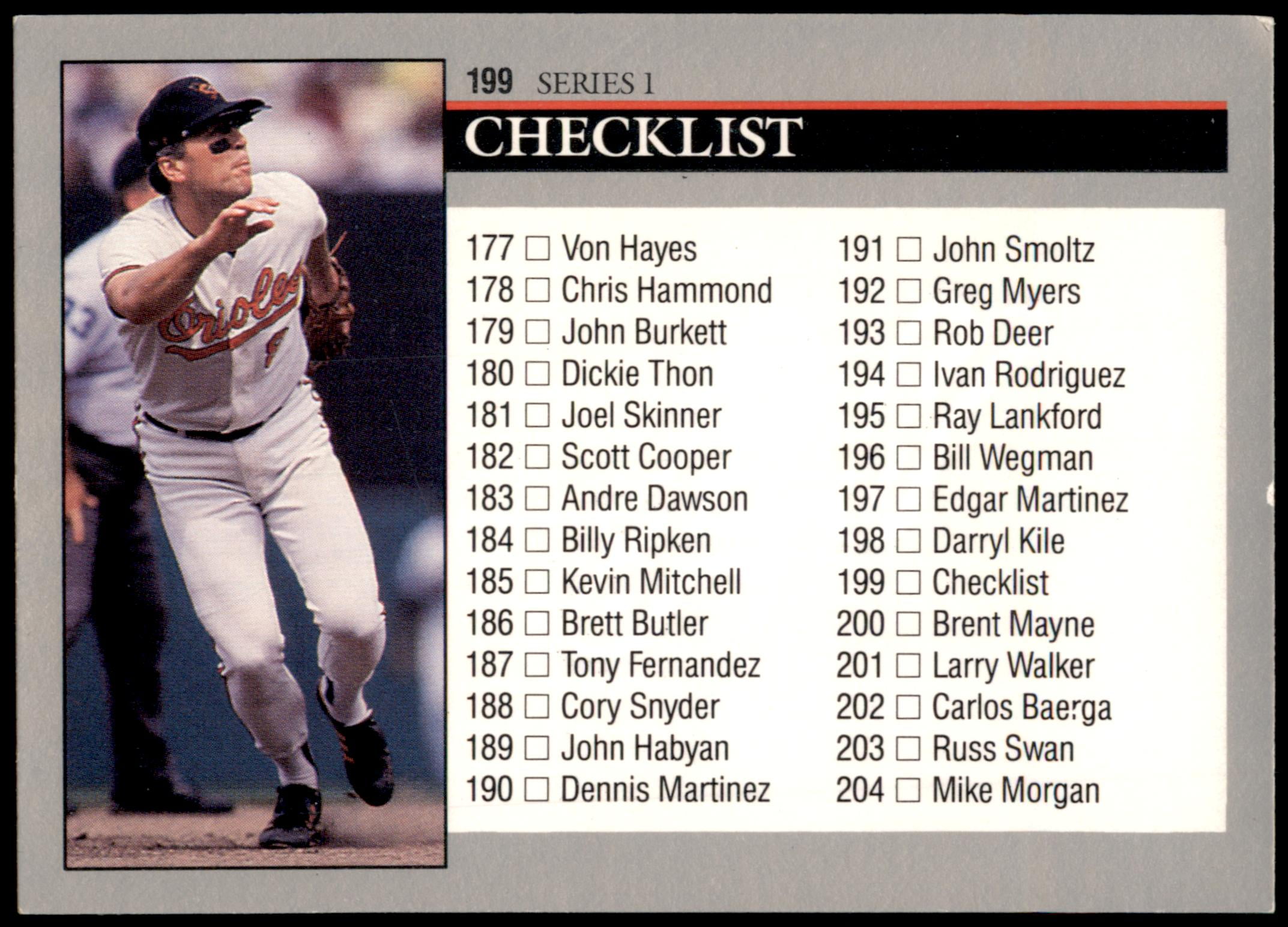 Checklist: 177-264 #199 1992 Leaf - Walmart.com