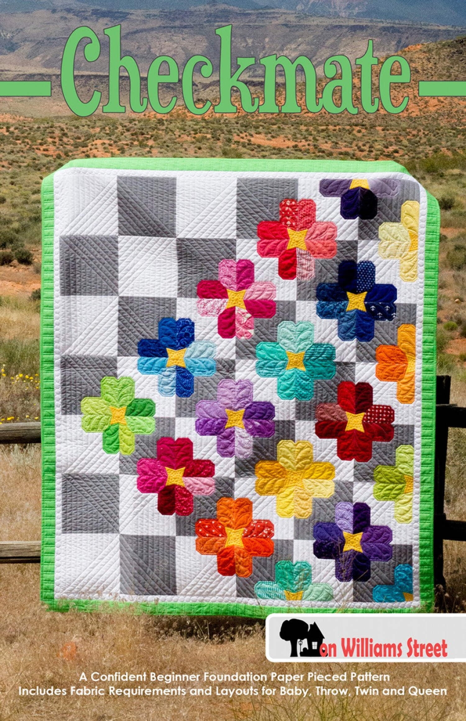 Checkmate Quilt Pattern by On Williams Street - Walmart.com