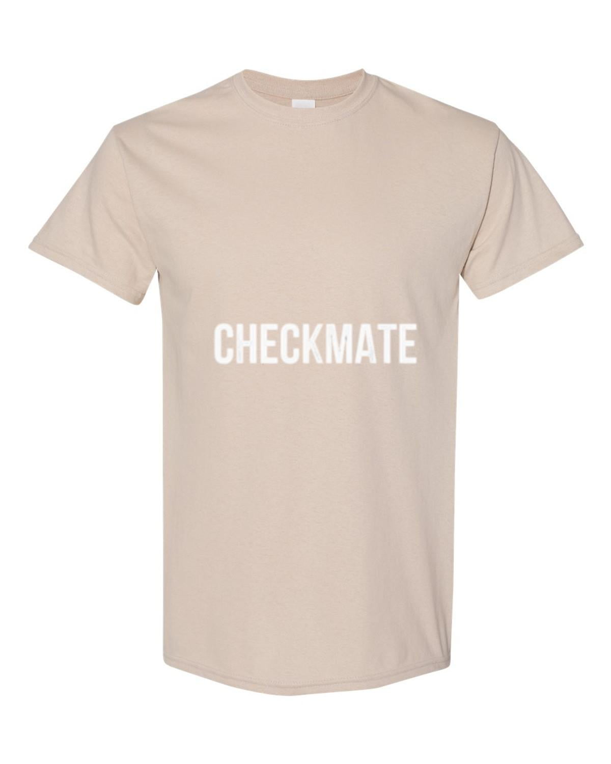 Checkmate Simple Classic Chess T-Shirt, for men & women, up to size 5XL - Walmart.com