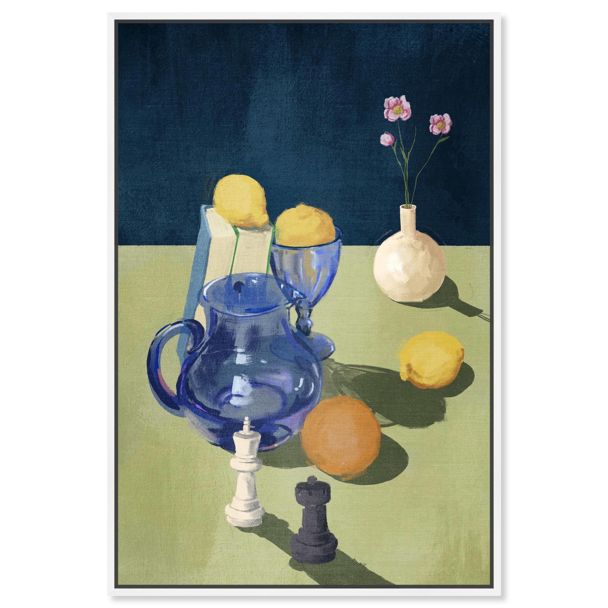 Checkmate with The Rook Canvas Classic Vintage Wall Art by Art Remedy ...