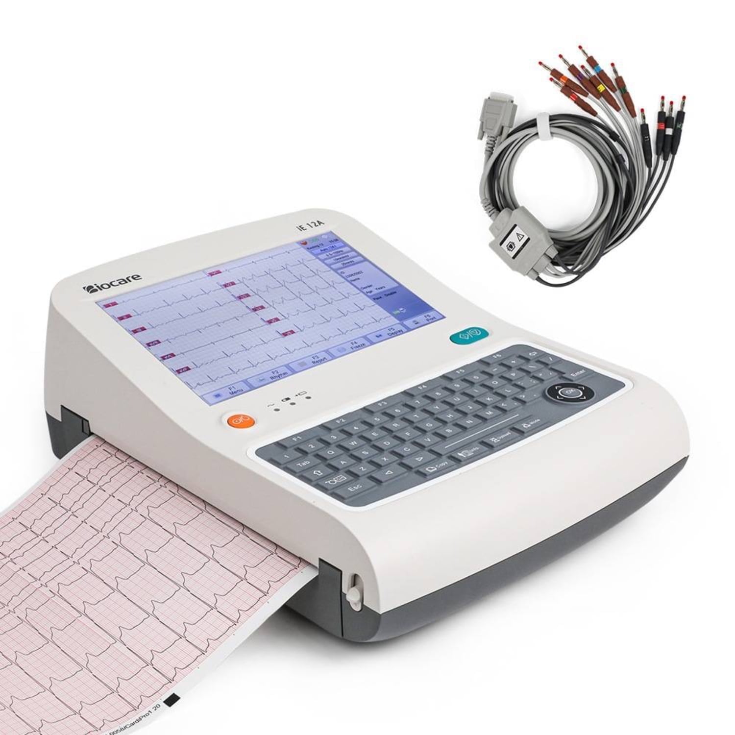 Checkme Digital Electrocardiograph 12 lead 12 channel ECG Machine w ...