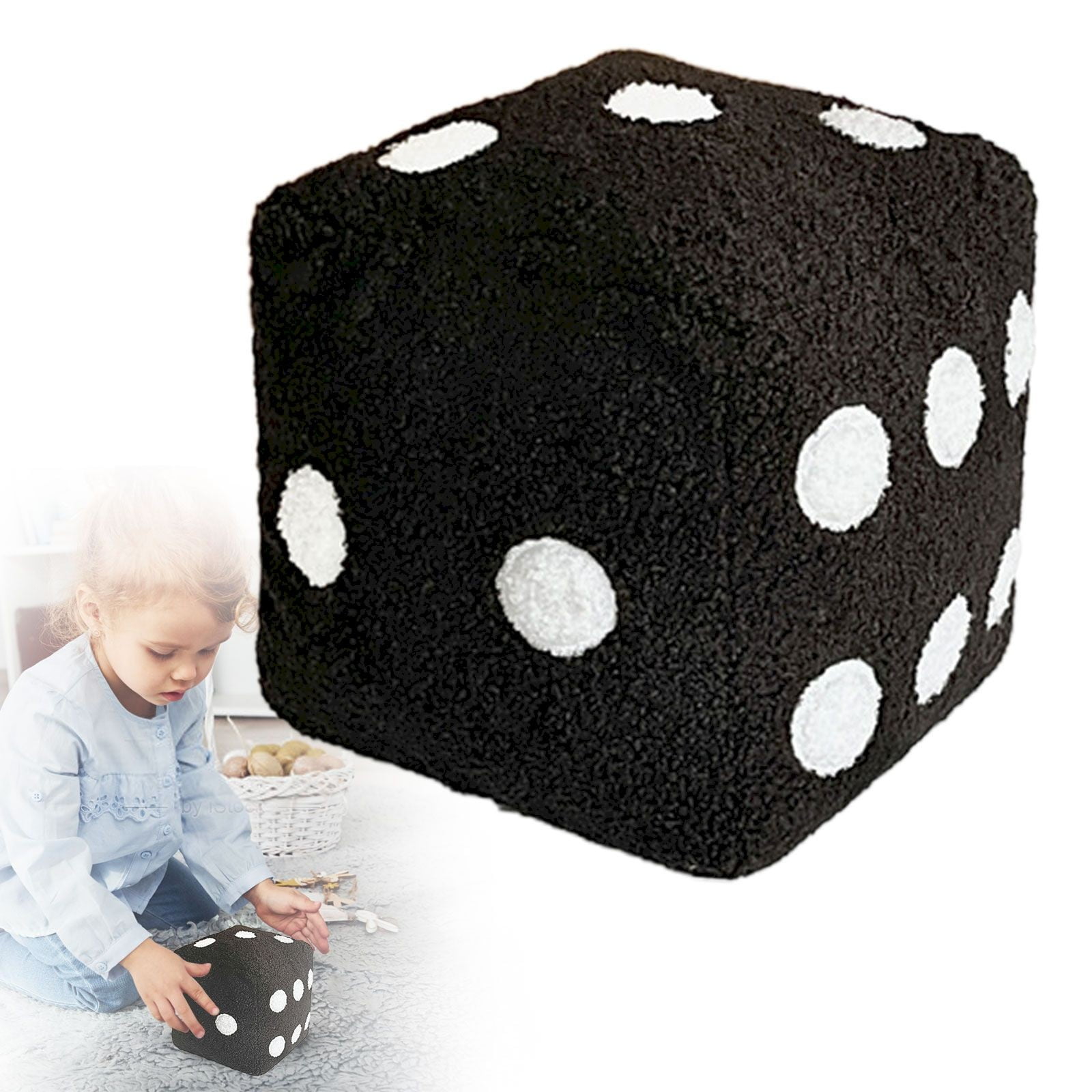 olkpmnmk Clearance Sale!Throw Pillows,Dice Plush Pillow Cute Plush Dice ...