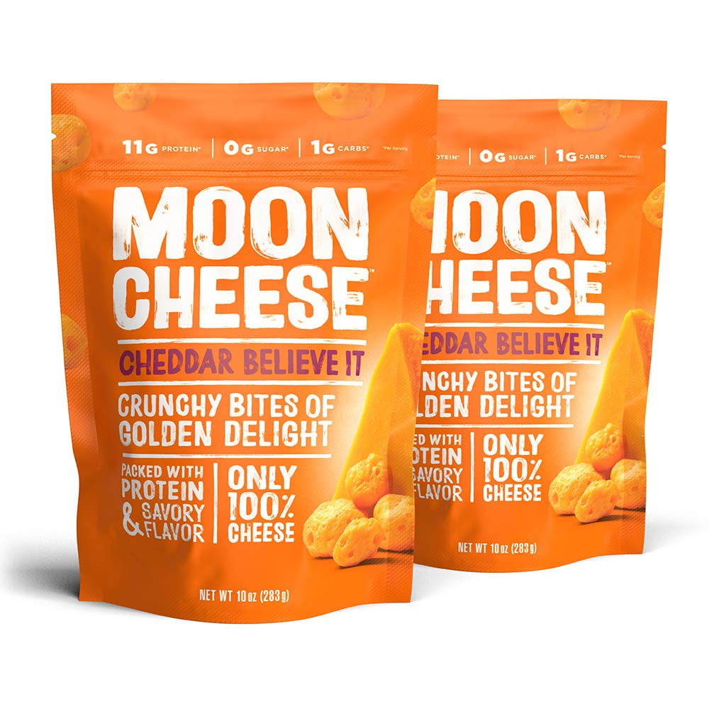 Cheddar Believe It, 10 Ounce, 2-Pack, Crunchy, Protein-Rich Cheese ...