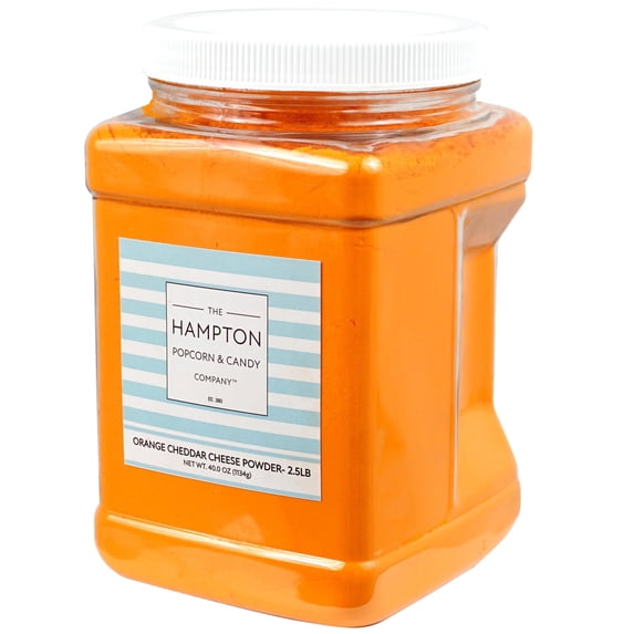The Hampton Popcorn & Candy Company Cheddar Cheese Powder 2.5 Pound ...