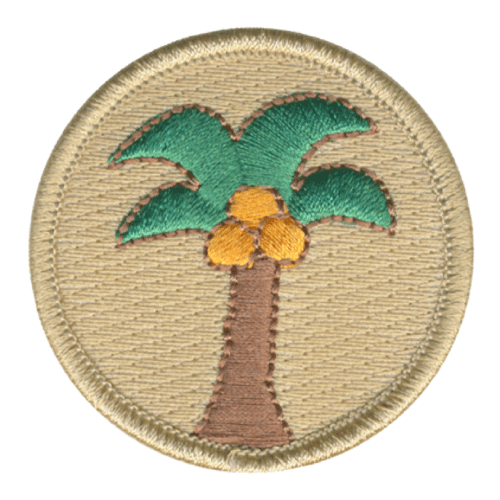 Cheddar Coconuts Palm Tree Patrol Patch (Sew-on) - ClassB - Walmart.com