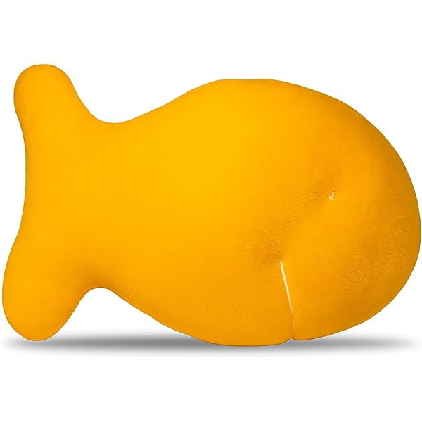 Cheddar Fish Cracker Plush Toy – 10” Soft & Huggable Stuffed Animal ...