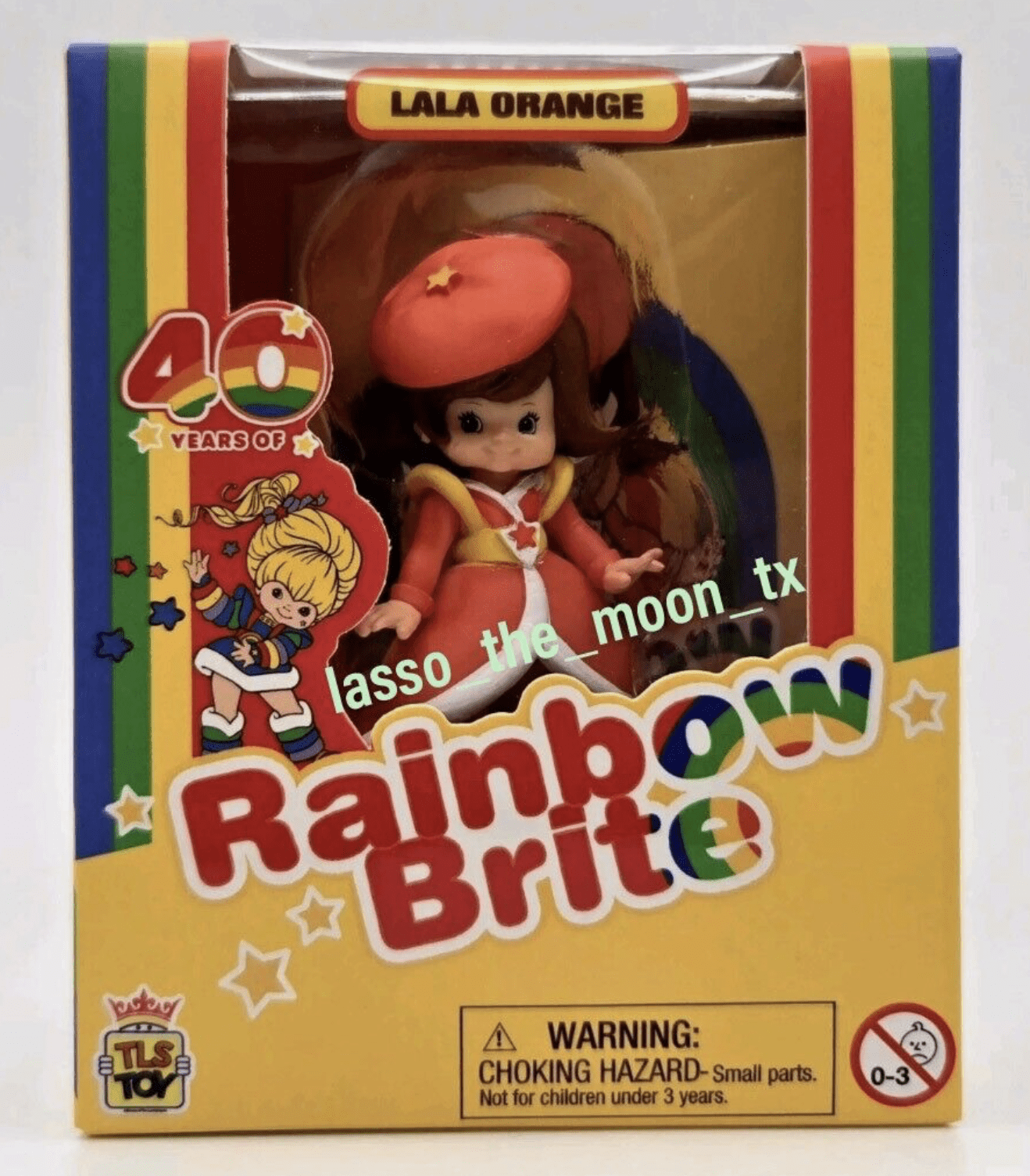CheeBee Rainbow Brite 40th Anniversary TLS - LALA ORANGE 2.5" Figure 🌈 - Walmart.com